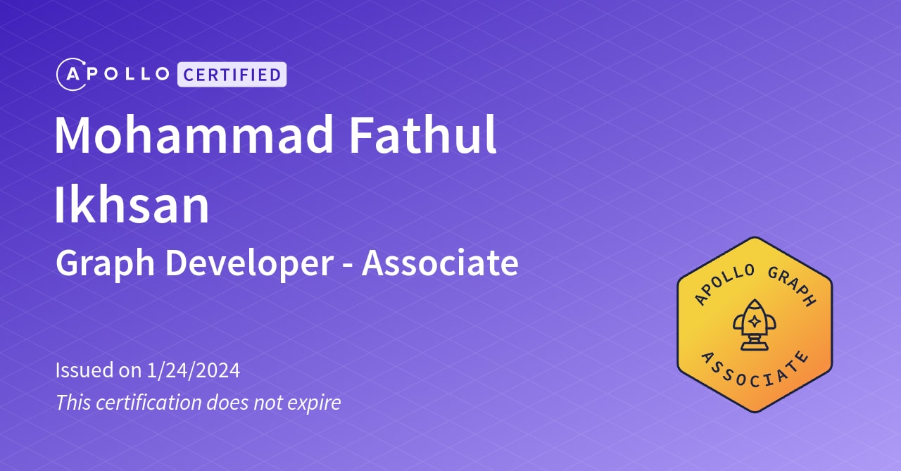 Developer certification - GraphQL Tutorials